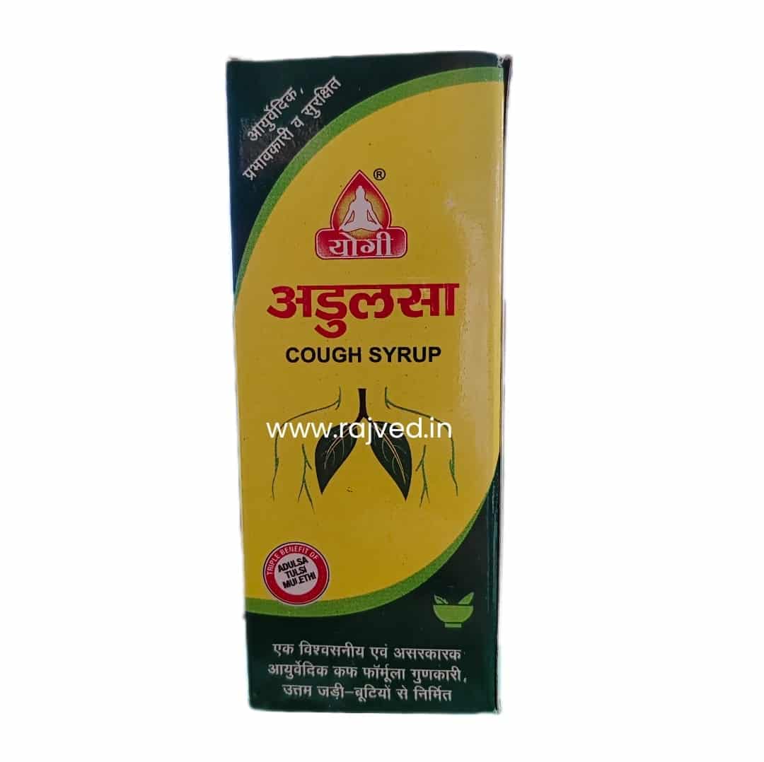 Yogi Adulsa Cough Syrup 100ml Reve Pharma Best Cough Reliever - Rajved