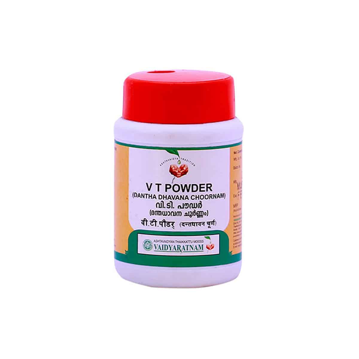 Buy Online 100% Original Vaidyaratnam Tooth Powder (Danthadhavana ...