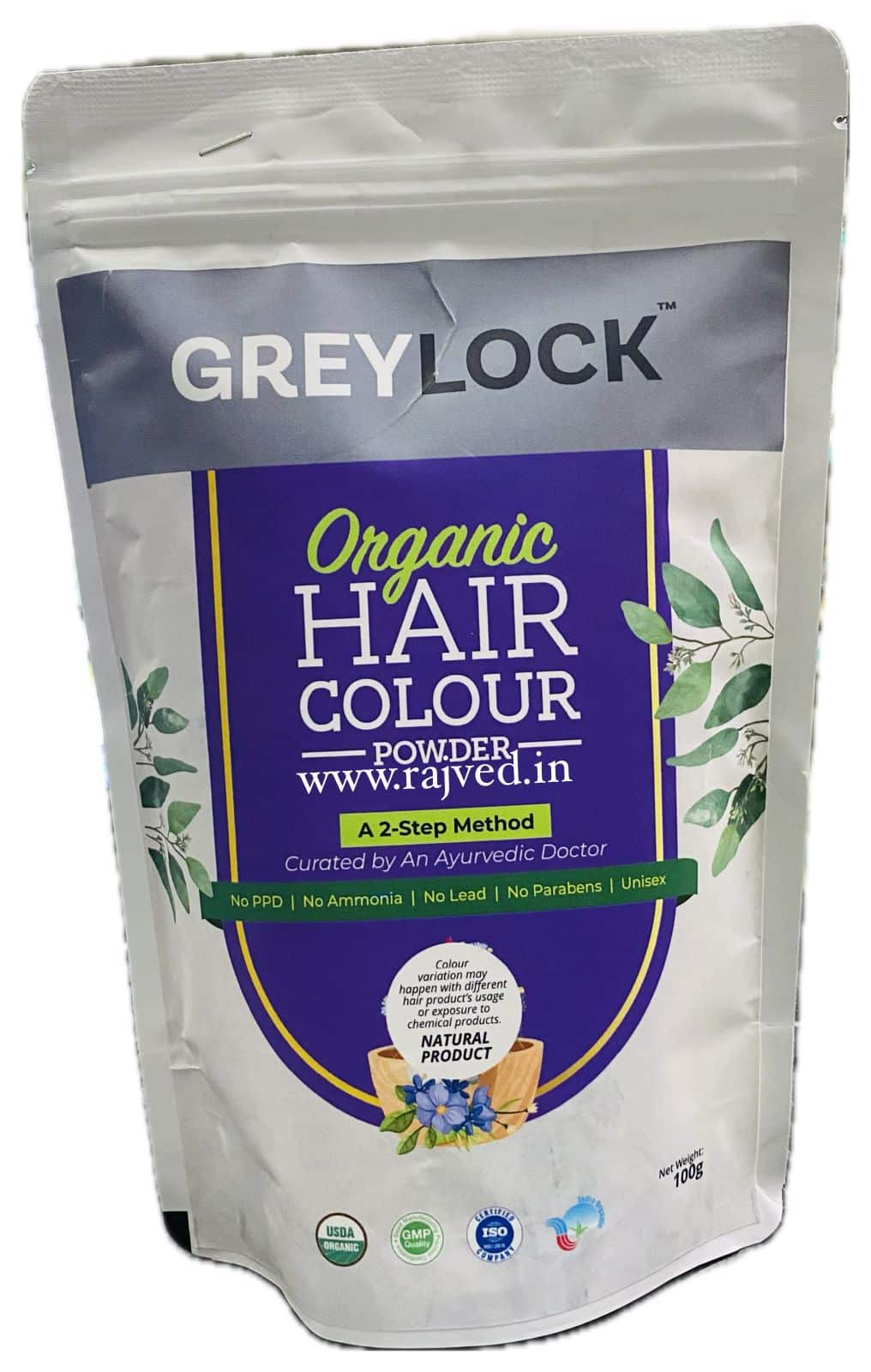 Organic Hair Colour Powder 100 Gm Soulwise Life Solutions Pvt Ltd Best ...