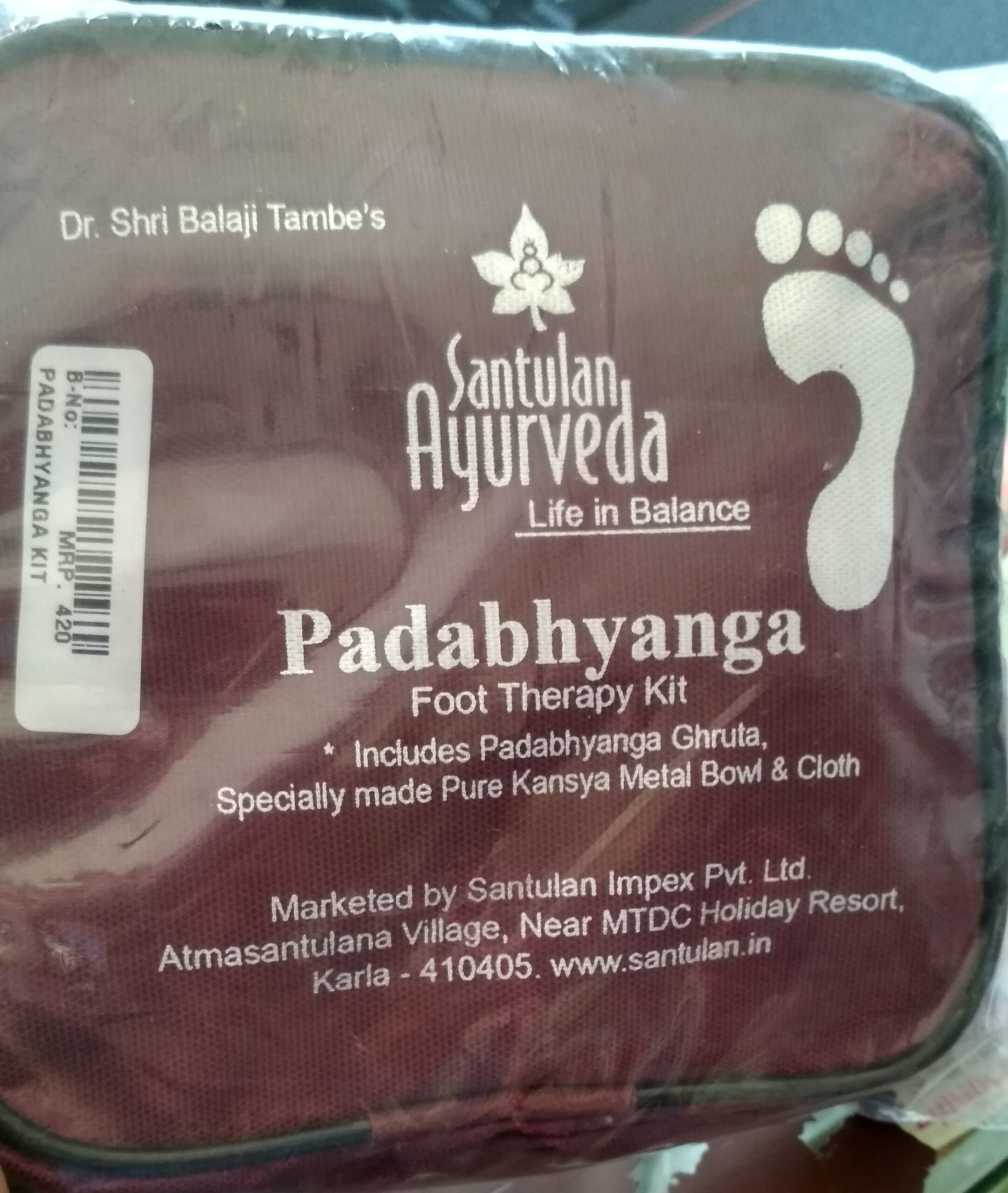 Buy Online 100% Original Padabhyang-Foot-Therapy-Kit Manufactured By ...