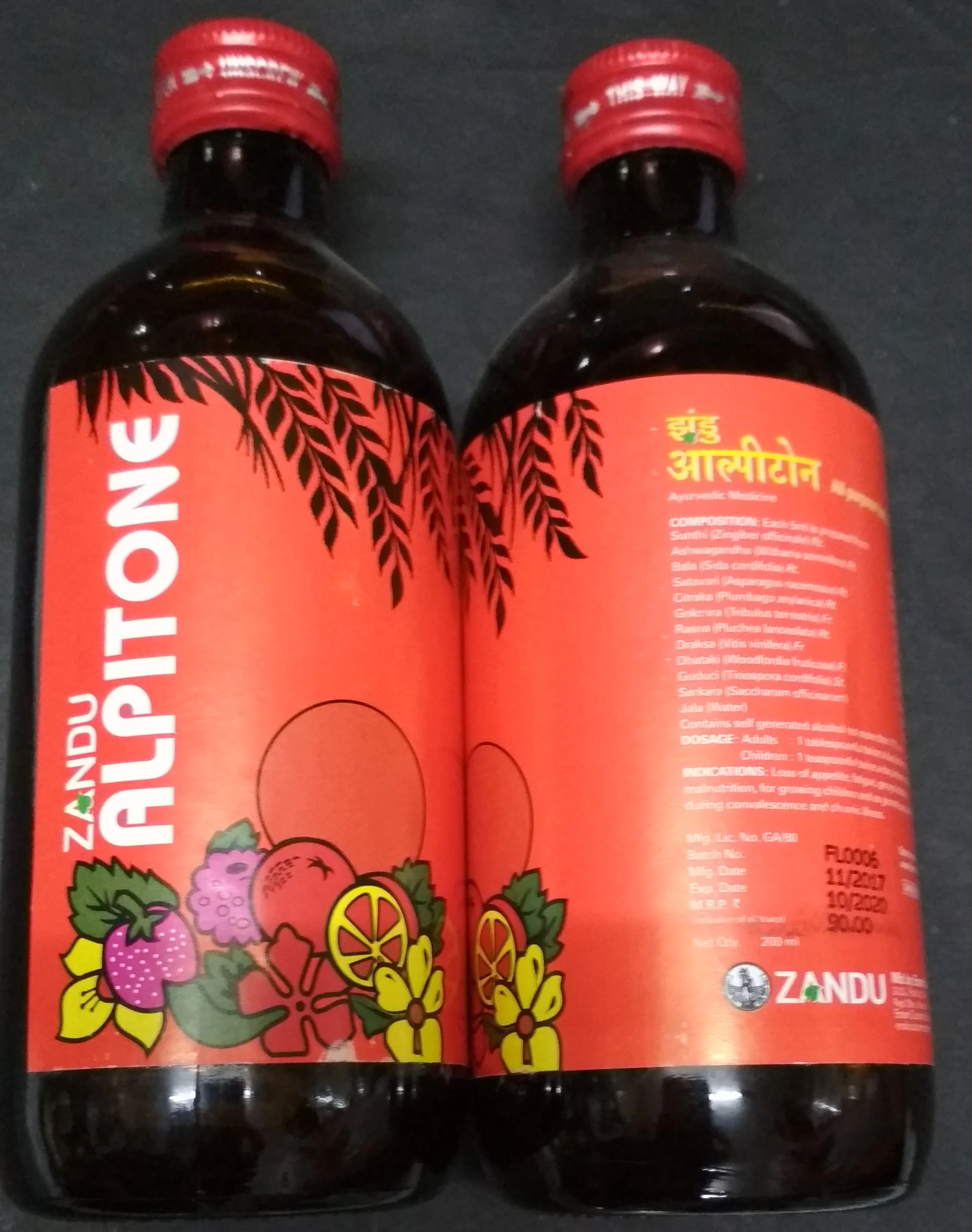 Alpitone 200ml Syrup Zandu Pharma Works - Rajved